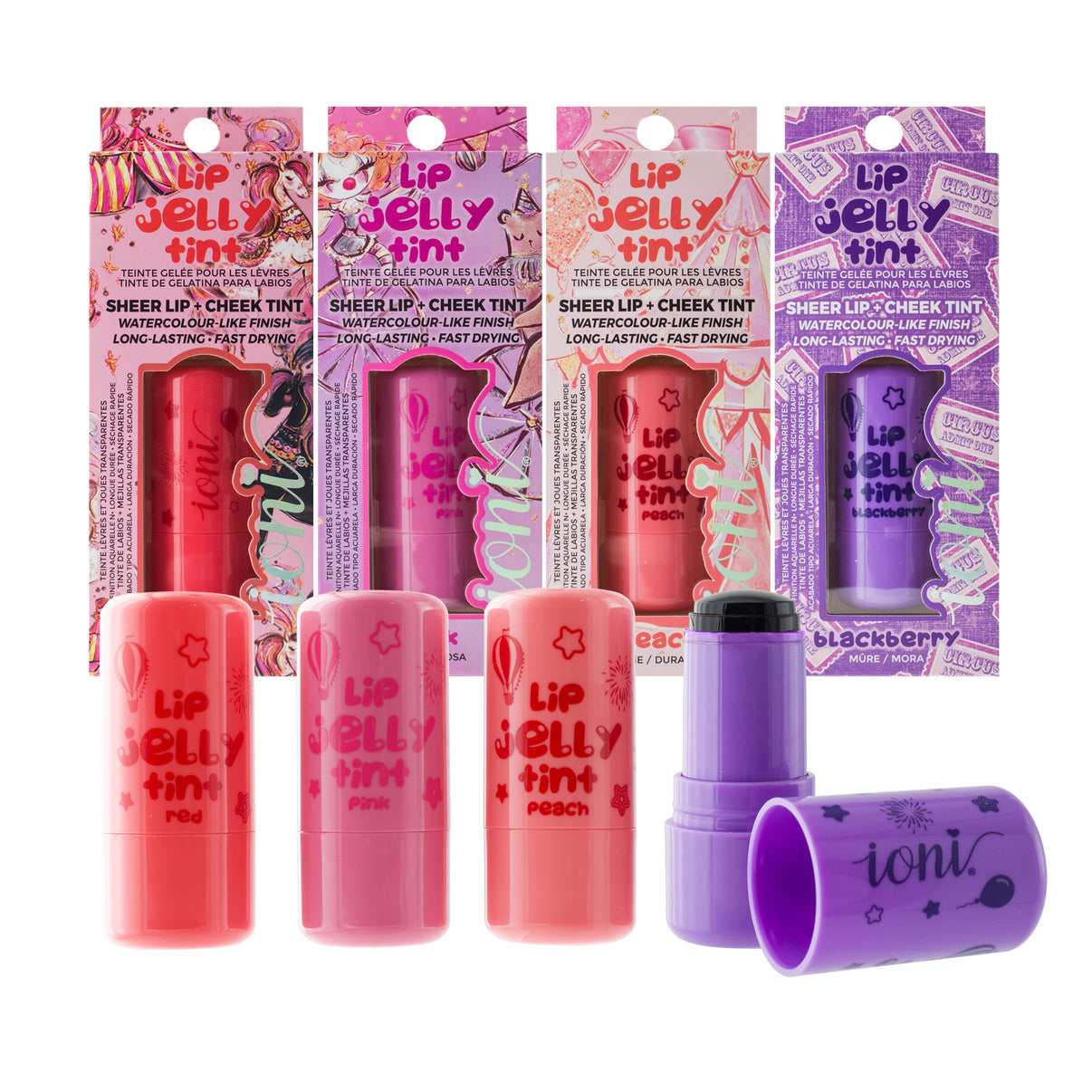 BEAUTY FAIR: 4-piece Jelly Lip Tint Set – IONI Cosmetics